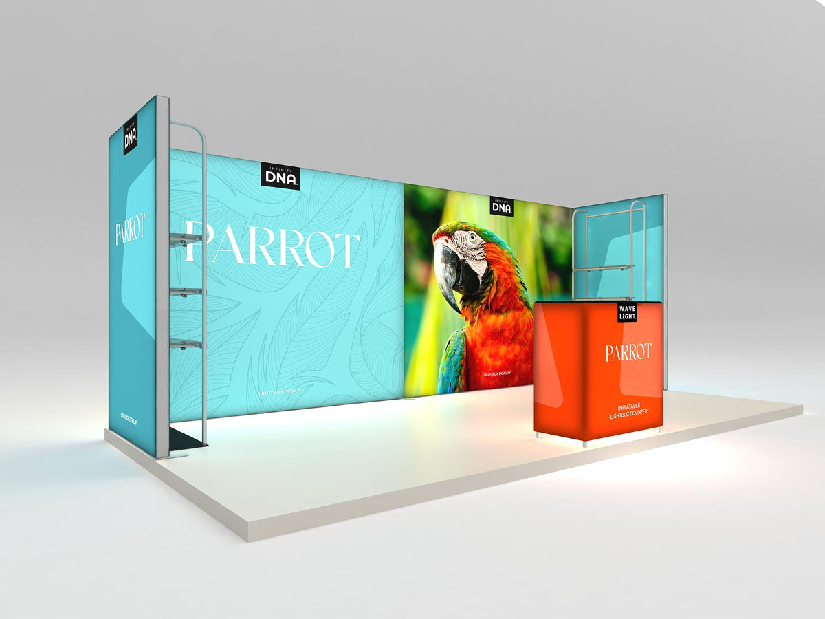 Parrot - 10x20 Inline Display – Makitso Displays