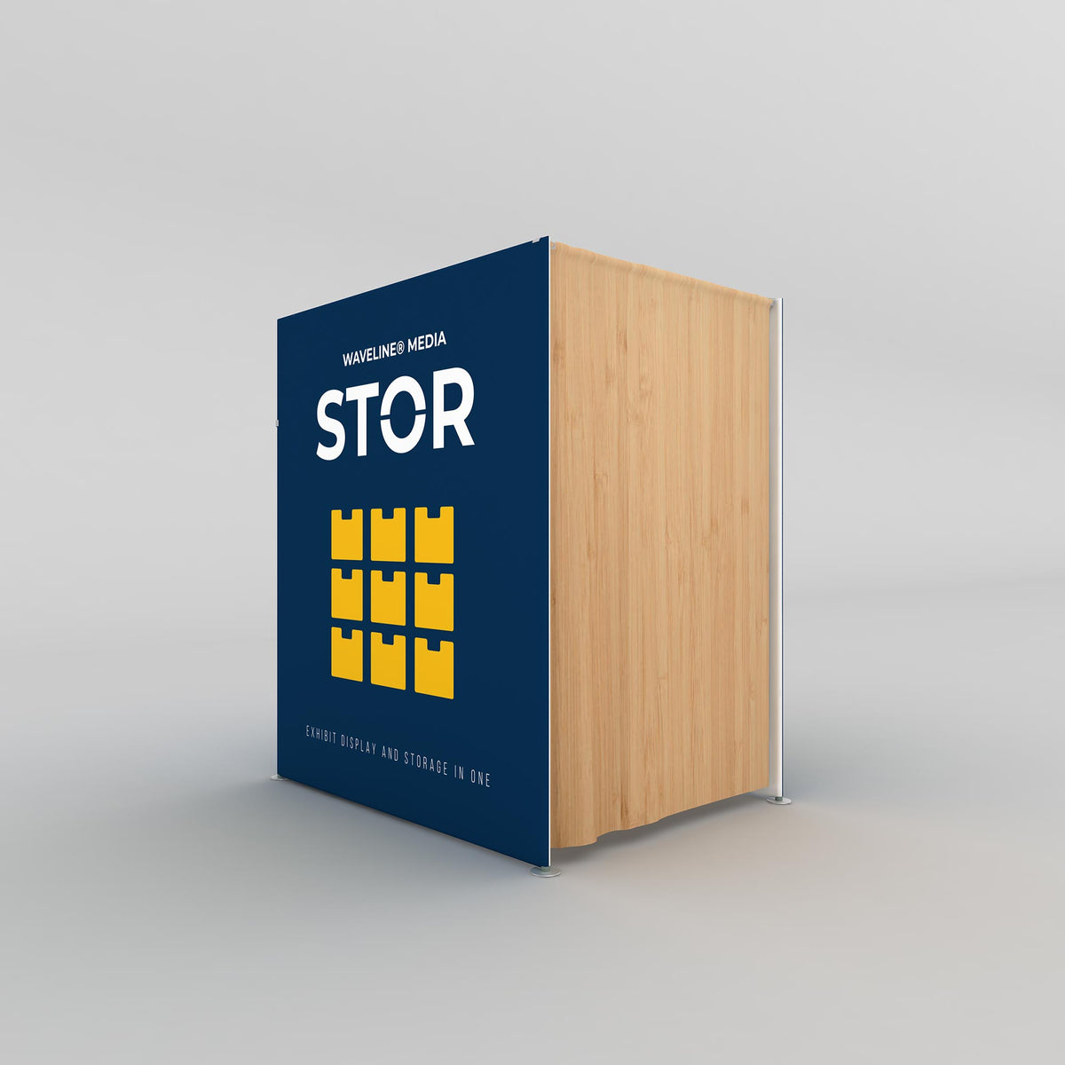 7ft WaveLine® Media STOR - NE – Makitso Displays