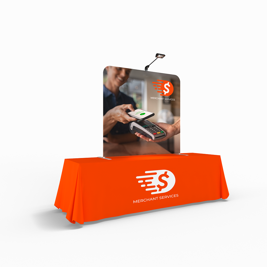 WaveLine® Display 6ft Straight Table Top – Makitso Displays