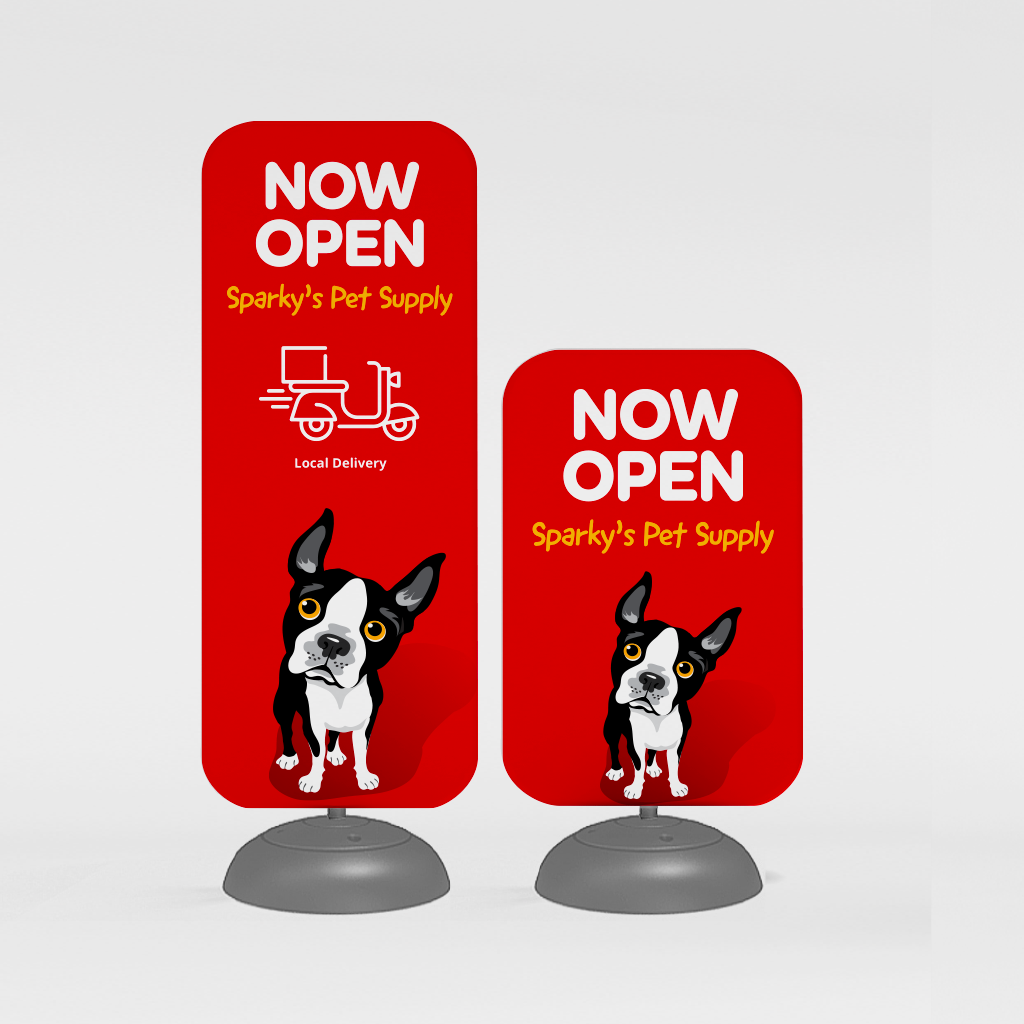 WaveLine® Outdoor Poster Stands – Makitso Displays